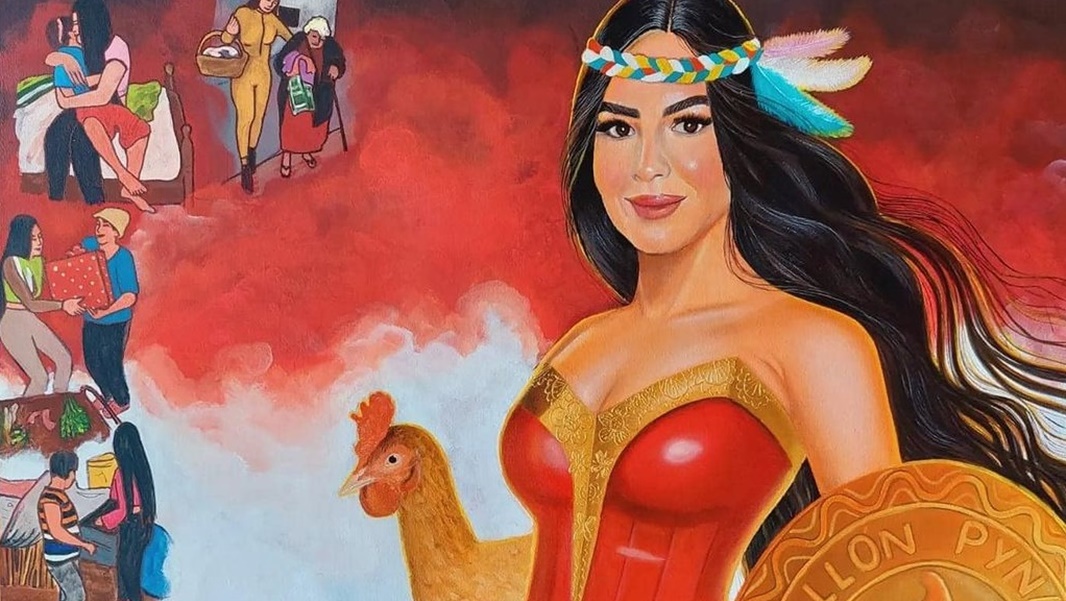 ¡Una imponente obra de arte le regalaron a Laurys! La gente nunca dejó ... ¡Una imponente obra de arte le regalaron a Laurys! La gente nunca dejó ...